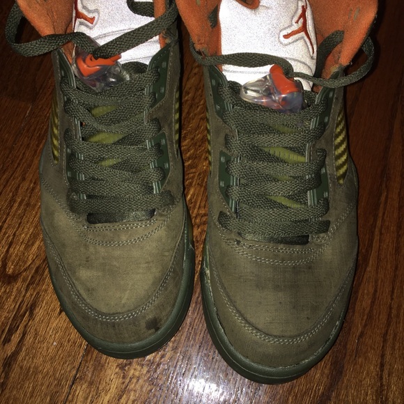 Nike | Shoes | Rare Olive 5s Og Jordan Olive 5s | Poshmark